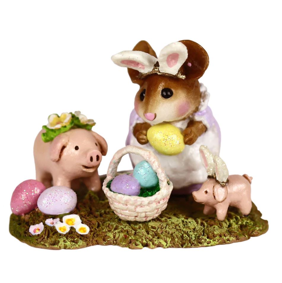 LTDM204a Pretty Easter Piggies snip - The Mole Hole